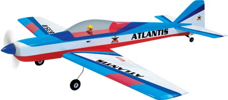 AVIÃO EXPLOSÃO RC ARF ATLANTIS ASA BAIXA ARF ENV.: 1564mm ...